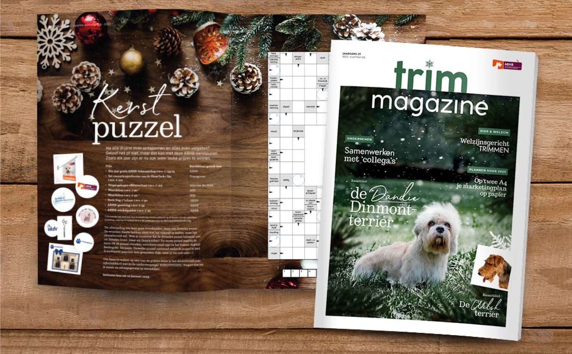 Dubbeldik magazine mét kerstpuzzel – ABHB